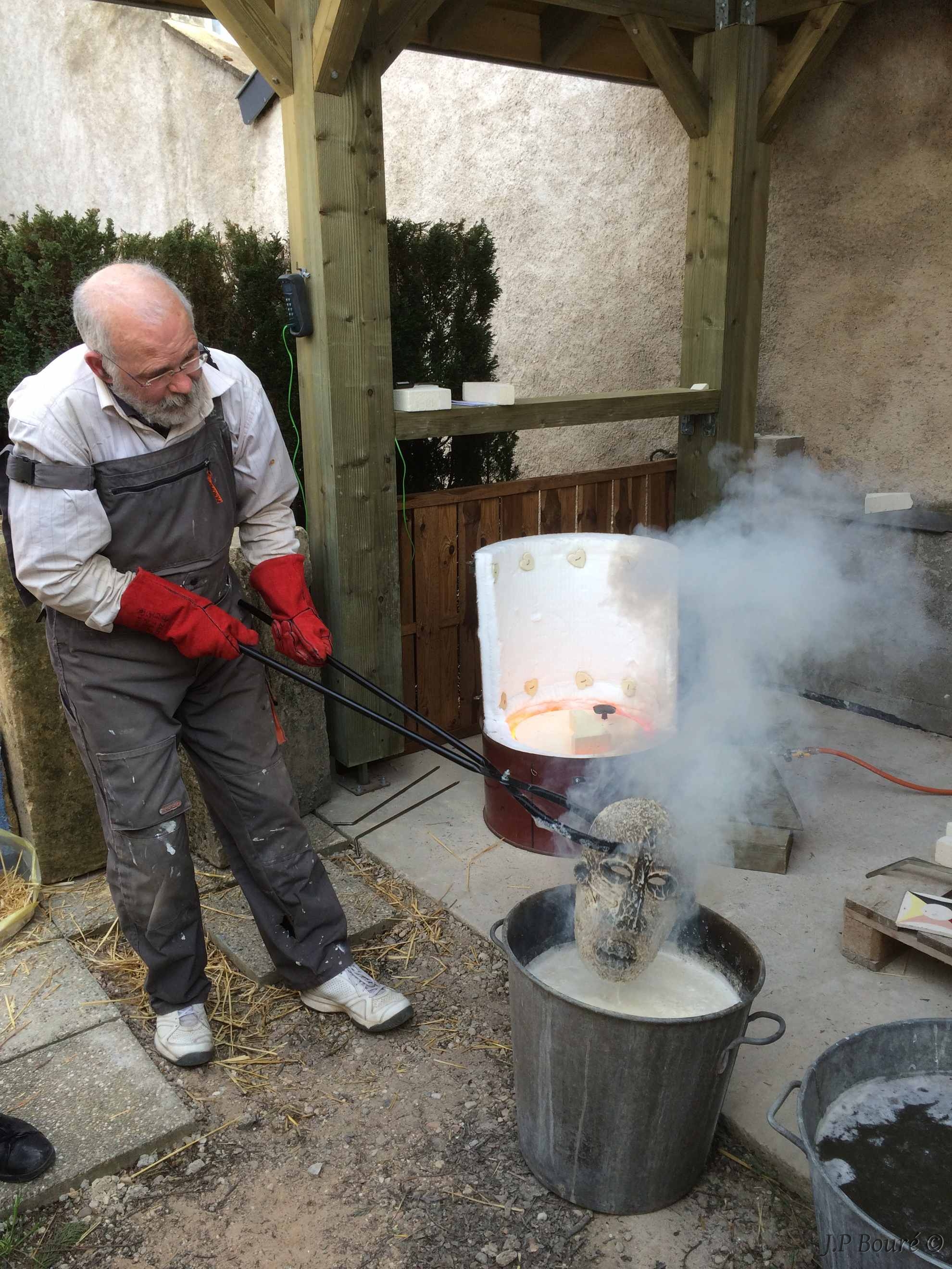 Cuisson Raku obvara - J.P Bouré