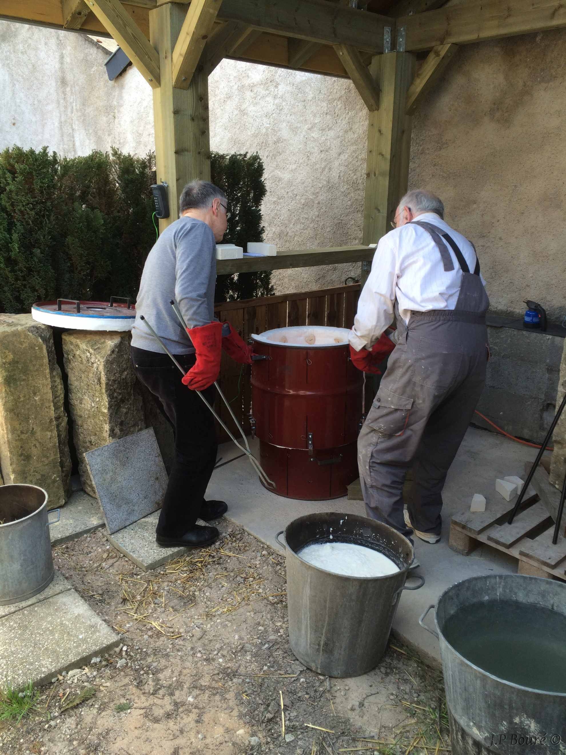 Cuisson Raku obvara - J.P Bouré